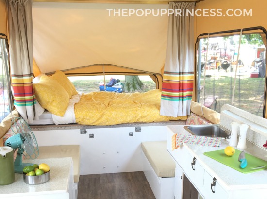 Maddie's Retro Pop Up Camper Makeover - The Pop Up Princess